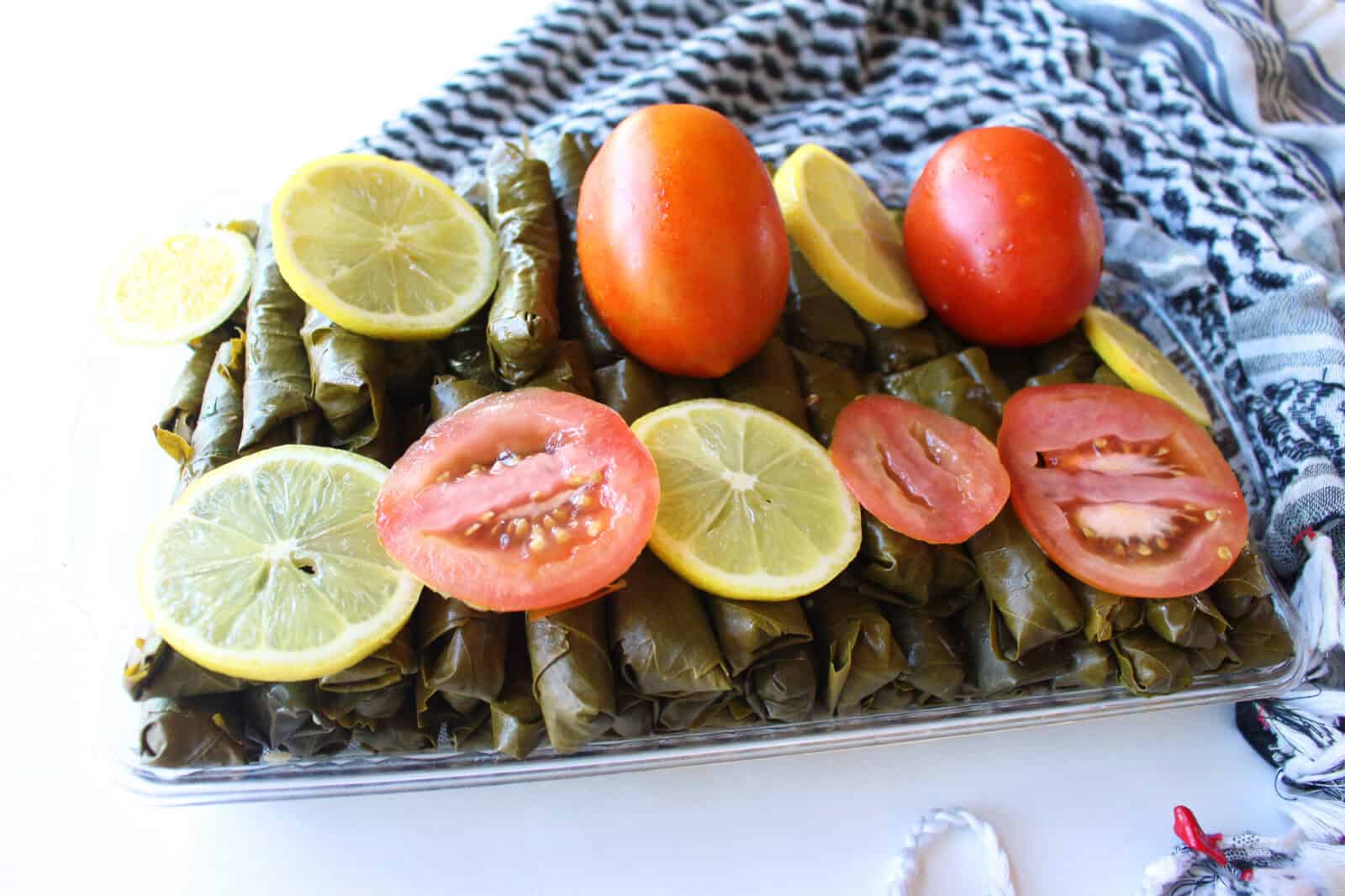 Authentic Yalanji (Dolmas) Stuffed Grape Leaves with Rolling Tutorial ...