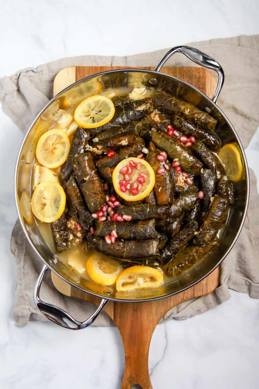 Authentic Yalanji Dolma (Vegan Stuffed Grape Leaves)