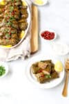 Authentic Yalanji Dolma (Vegan Stuffed Grape Leaves)