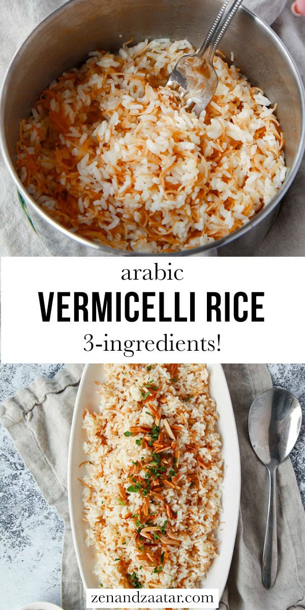 Vermicelli Rice - Authentic Mediterranean Rice Pilaf Recipe